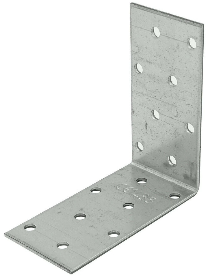 Galvanised Corner Brace 90 Degree Right Angle Brackets Heavy Duty Joist ...
