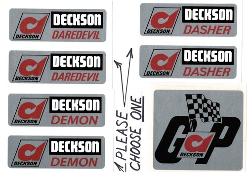 Deckson Daredevil, Demon, Dasher Vintage Mini Bike Original Size Repro ...
