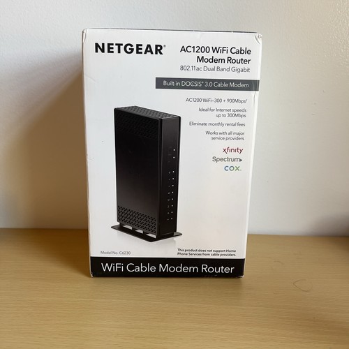NETGEAR DOCSIS 3.0 1.2Gbps Two-in-one Cable Modem + WiFi Router (C6230 ...
