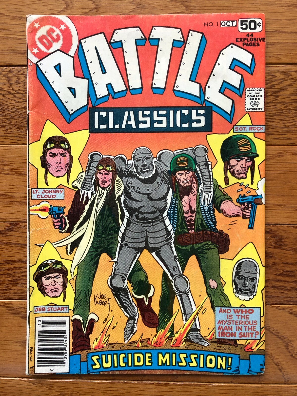 Battle Classics #1 comic Kubert Sgt Rock Haunted Tank Johnny Cloud 1978 comics | eBay