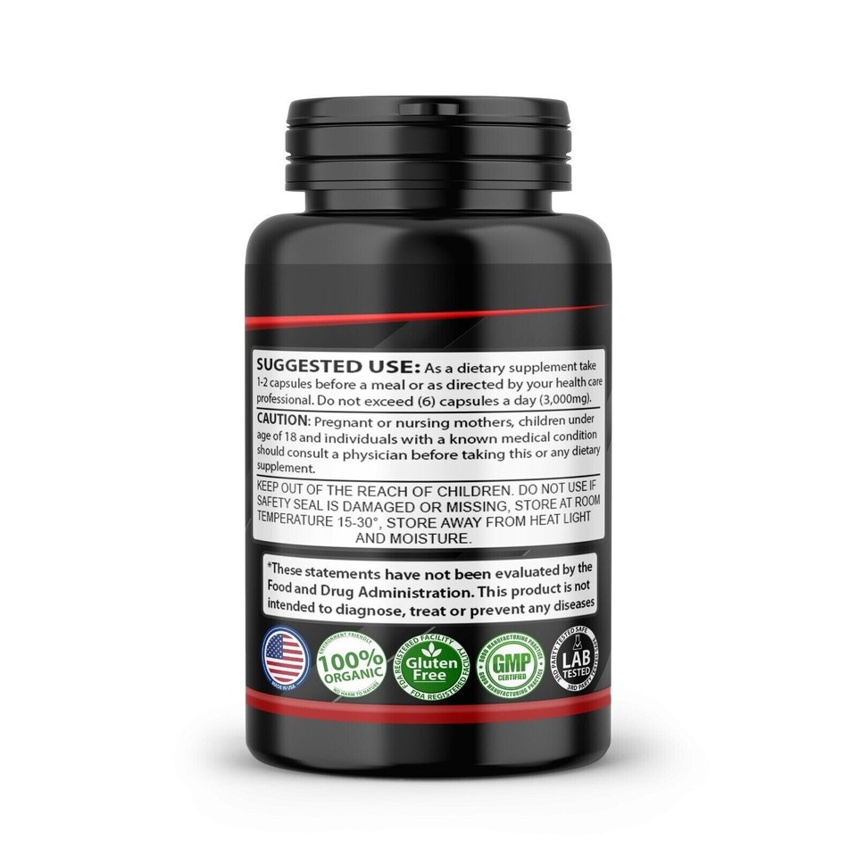 Testo Booster Stamina Energy Performance Pill Organic 60 Veg Capsules ...