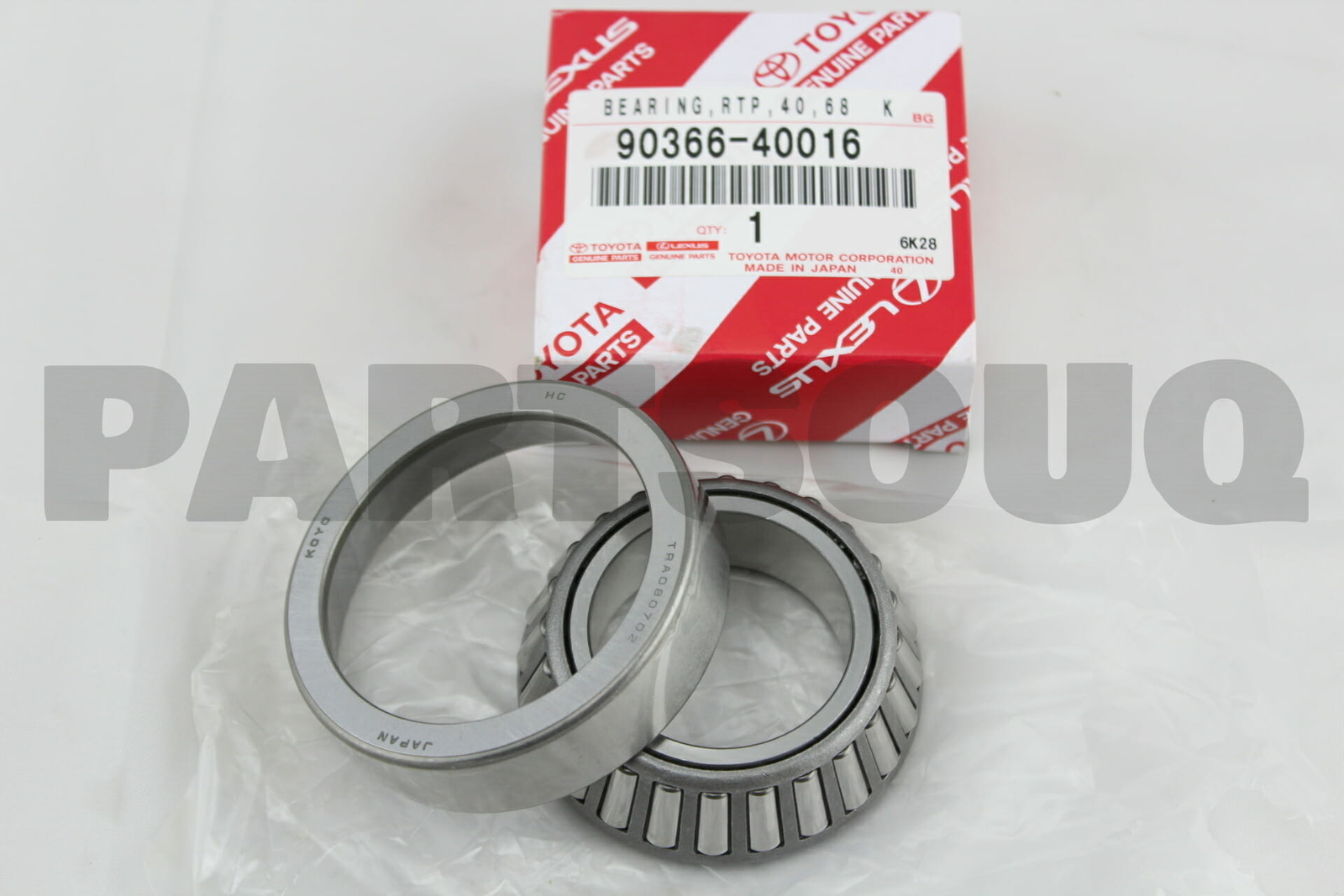 9036640016 Genuine Toyota BEARING(FOR REAR DIFFERENTIAL CASE) 90366 ...