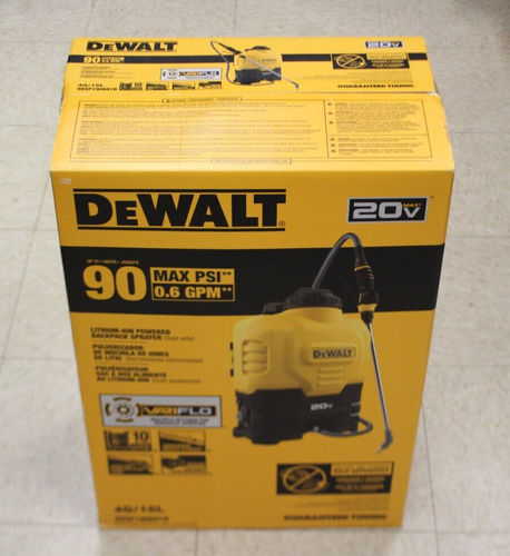 (RI2) DeWalt 190742 20V MAX Li-Ion 4 gallon Powered Backpack Sprayer ...