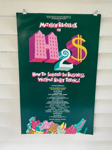 How To Succeed in Business Without Really Trying Original Window Card ...
