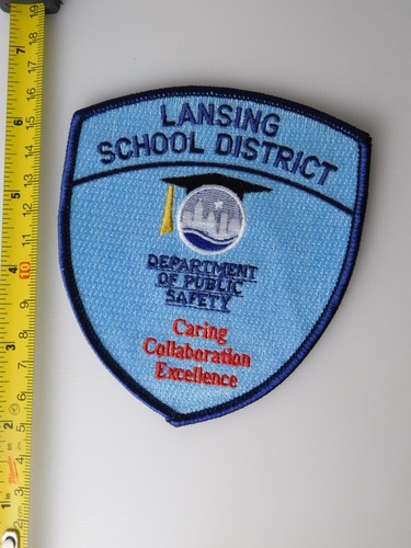 LANSING SCHOOL DISTRICT DEPT PUBLIC SAFETY MICHIGAN PATCH SHOULDER ...
