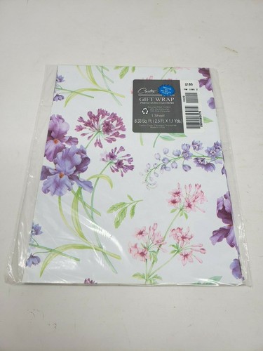 Carlton Cards Birthday Everyday Gift Wrap Wrapping Paper Square Vintage ...