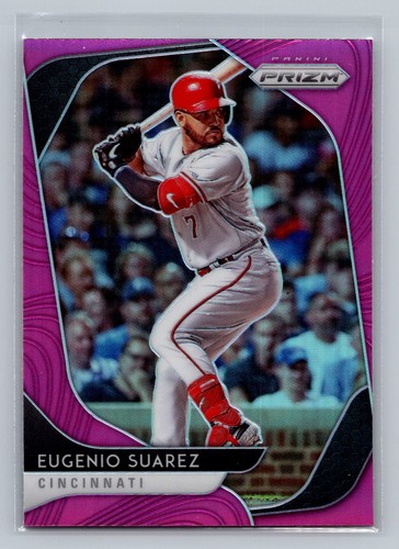 2020 Panini Prizm #177 Eugenio Suarez Pink Prizm Cincinnati Reds | eBay
