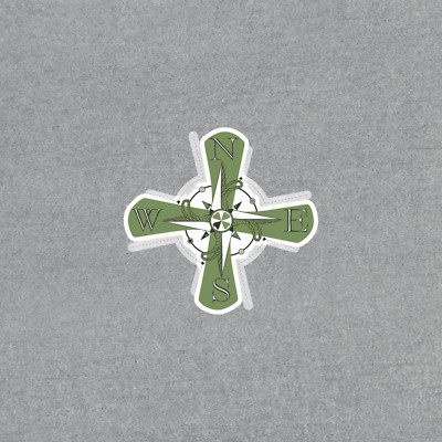 Compass Rose Adventure Outdoor Hiking Camping Travel Vinyl Sticker ...