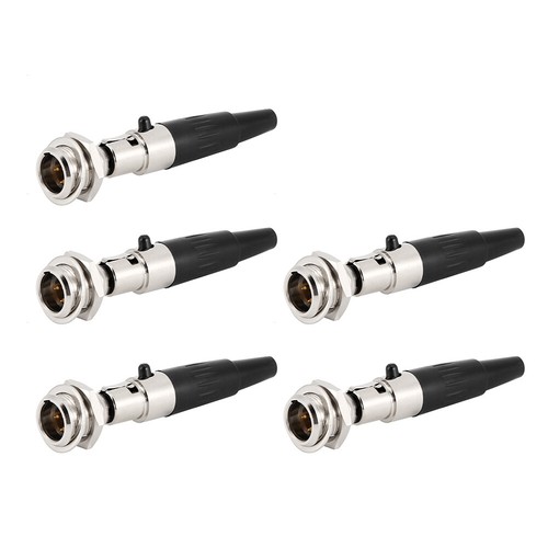 5Pcs 3 Cores Mini XLR Pure Copper Connector DIY Audio Cable Socket For ...