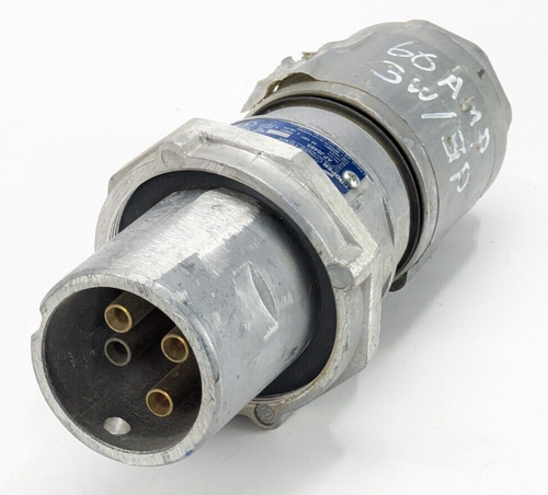 APJ6485 - Crouse-Hinds 60 Amp 4 Pole 600 Volt Circuit Breaking Plug, M4 ...
