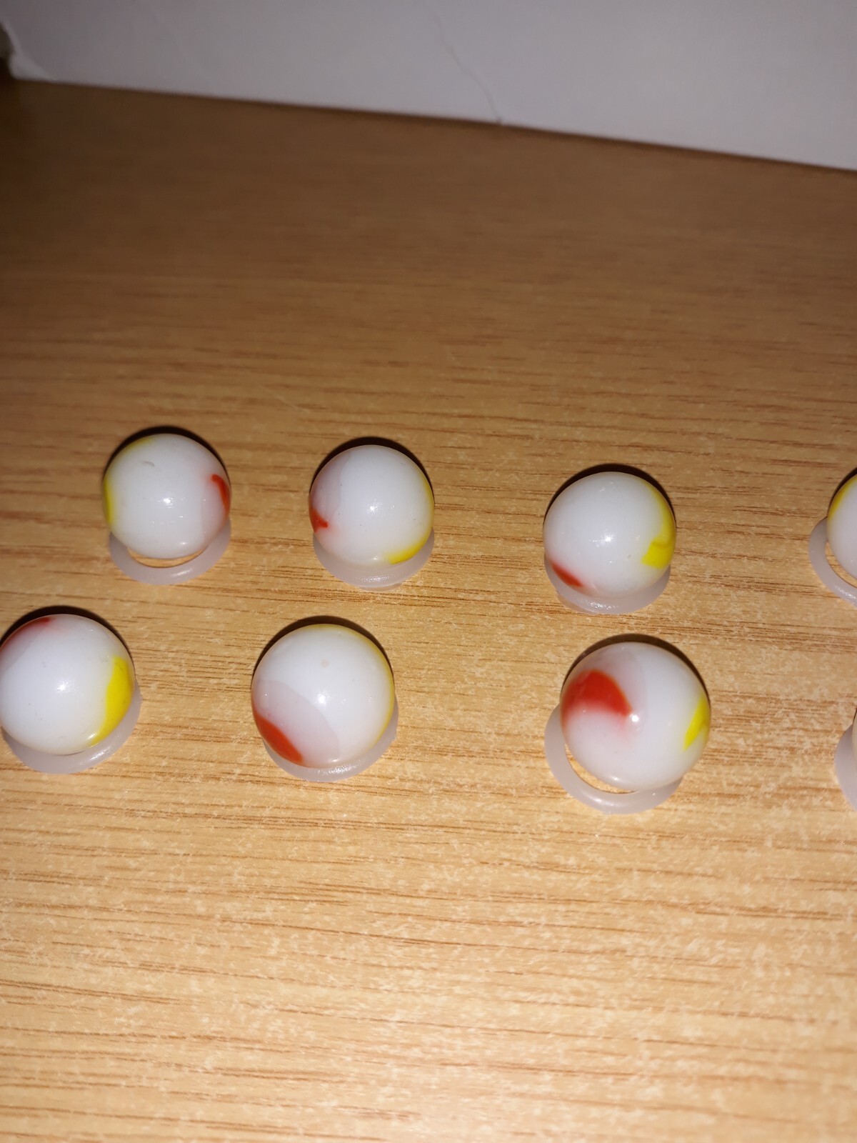 Vintage 10 Lot Marble King Patch Rainbow Mustard Ketchup Marbles Egg ...