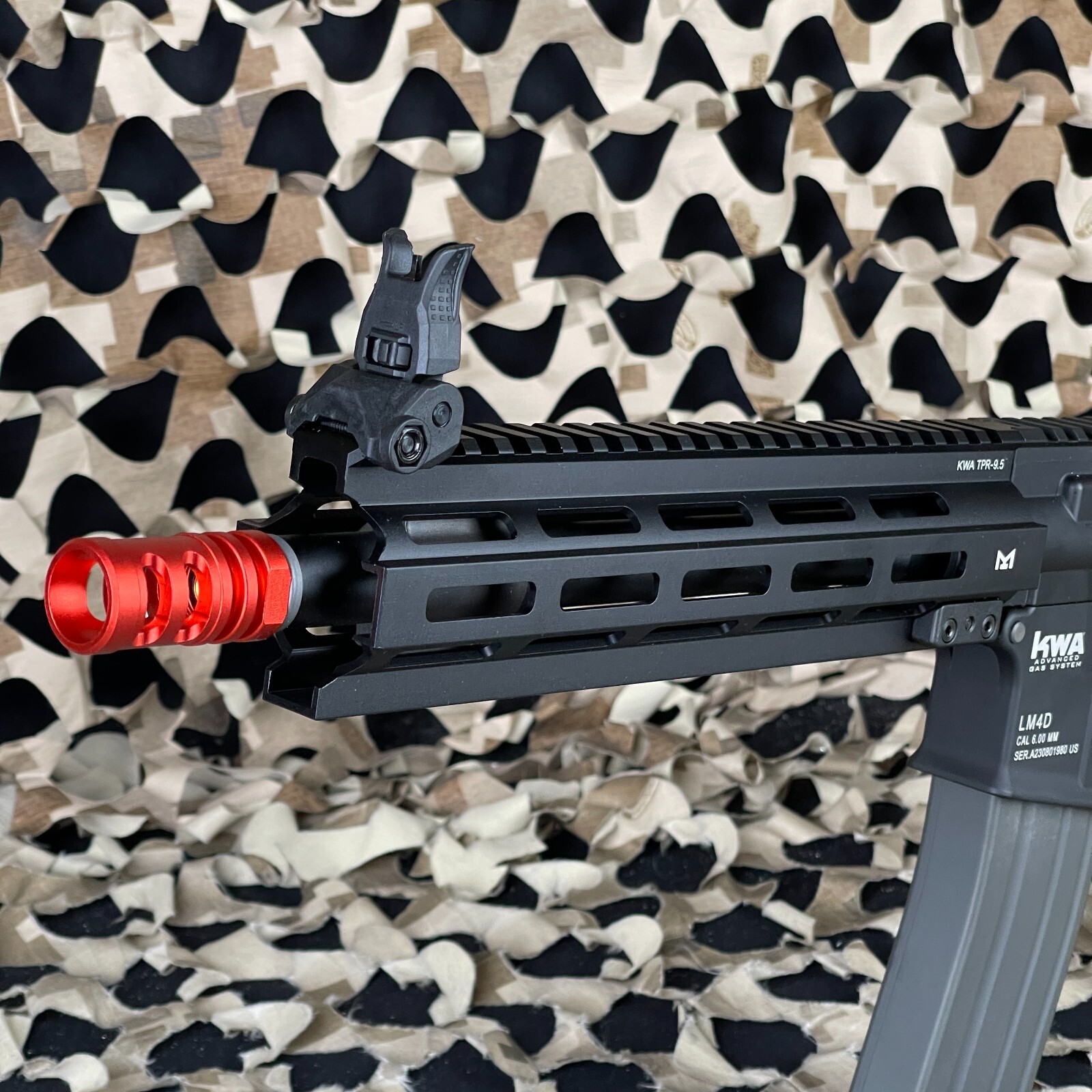 NEW KWA LM4D MLOK Gas Blow Back Airsoft Gun - Black (103-00219) | eBay