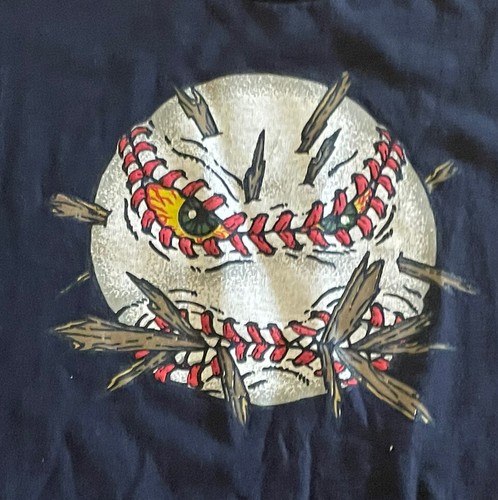 Old Navy Blue Angry Baseball Short Sleeve T-Shirt Youth Size L(10/12 ...