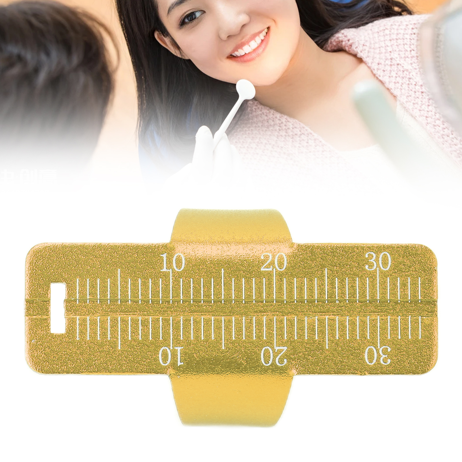 (Gold)Endo Gauge Finger Ruler Endodontic Span Measure Scale Instruments ...