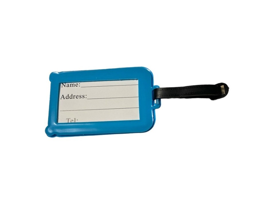 Blue Let's Go Travel ~ Travel Suitcase ID Luggage Tag and Suitcase ...