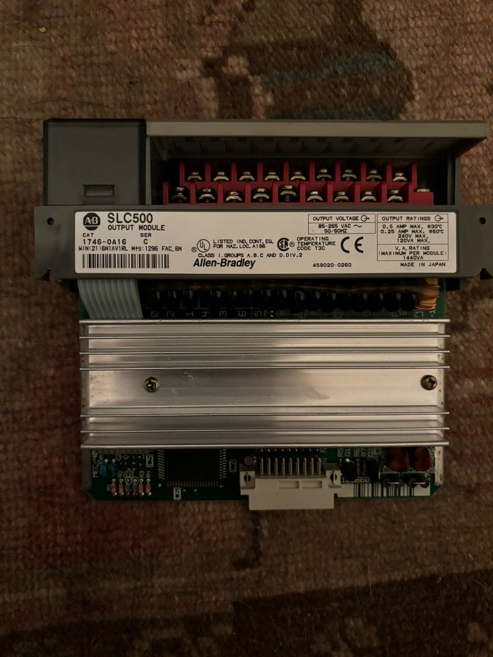 Allen Bradley 1746-OA16, SLC500 Output Module Series C | eBay