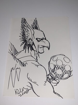 9 X 12 DC Comics Hawkman Original Art Sketch Doug Mahnke | eBay