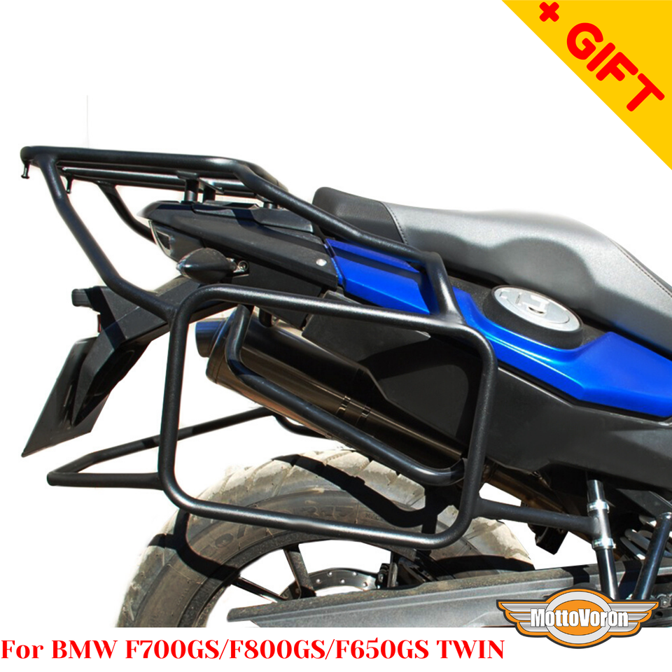 BMW F800GS F700GS F650GS Twin Multifunctional Luggage Rack System Side ...