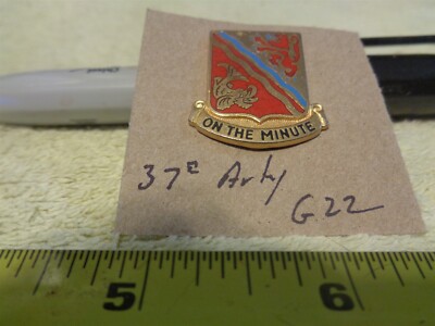 37th Artillery G22 Unit Crest, DI, DUI (DRAW#204) | eBay