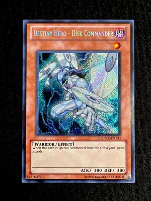 🔥YUGIOH • DESTINY HERO - DISK COMMANDER • SECRET RARE • LCGX-EN133 • NM🔥 | eBay