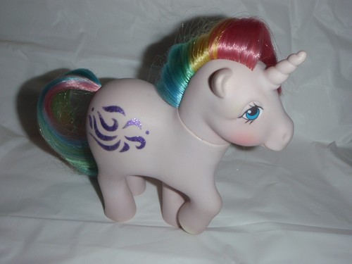 Vintage HASBRO 1983 My Little Pony G1 MLP HONG KONG Windy Rainbow ...