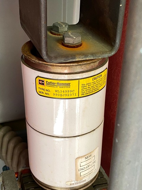 10 POWELL EATON 1200A 15PVAM050C-81 15kV POWLVAC VACUUM CIRCUIT BREAKER ...