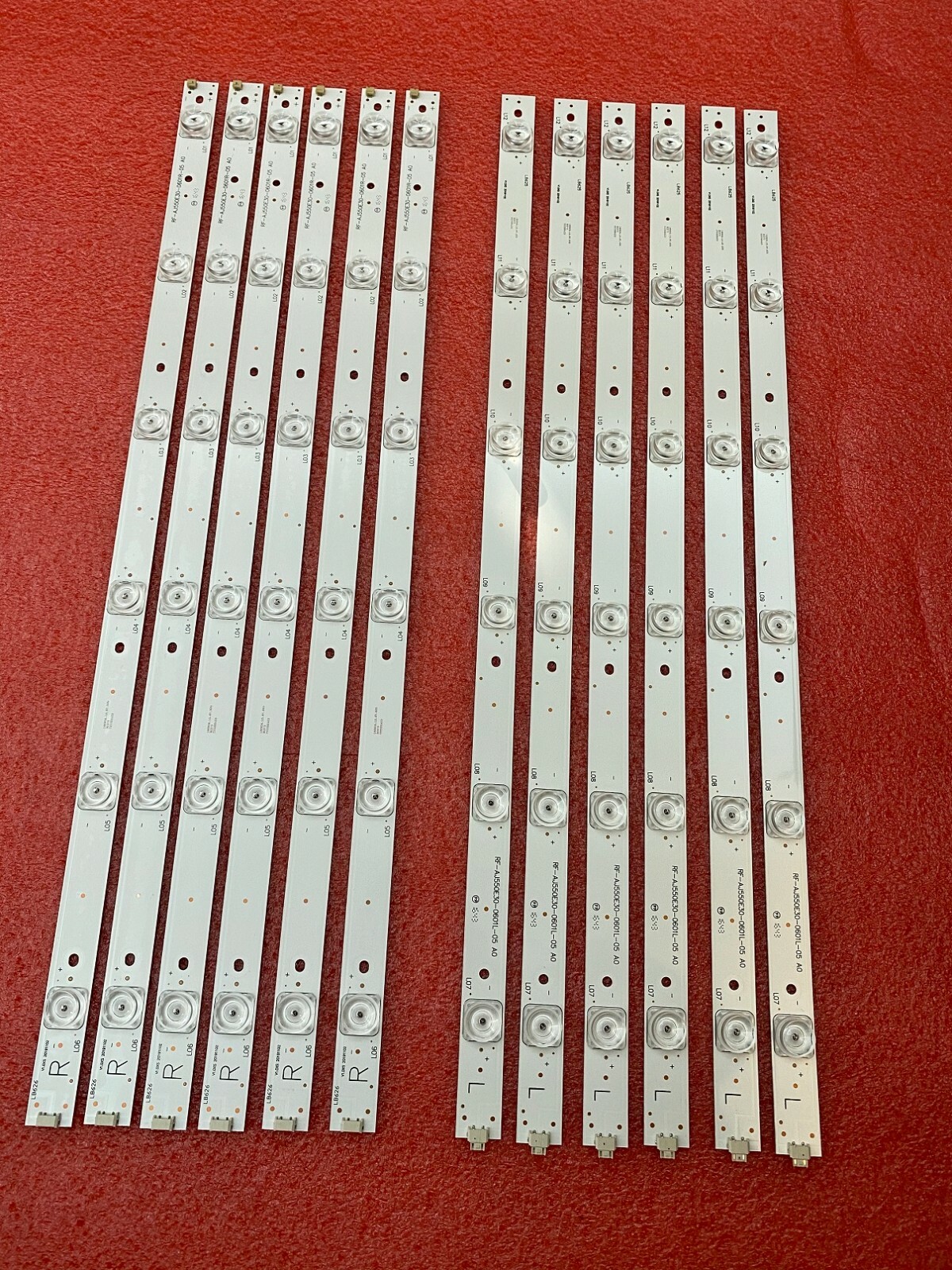 LED strip(12)for Sharp LC-55CUF8472ES LC-55CUF8472KS LC-55CUF8372ES ...