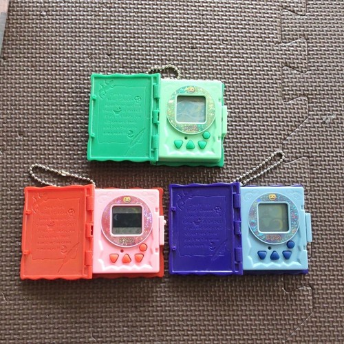 Magical Witches Red Blue Green Eneruge Bandai Pet Game Vintage japan ...