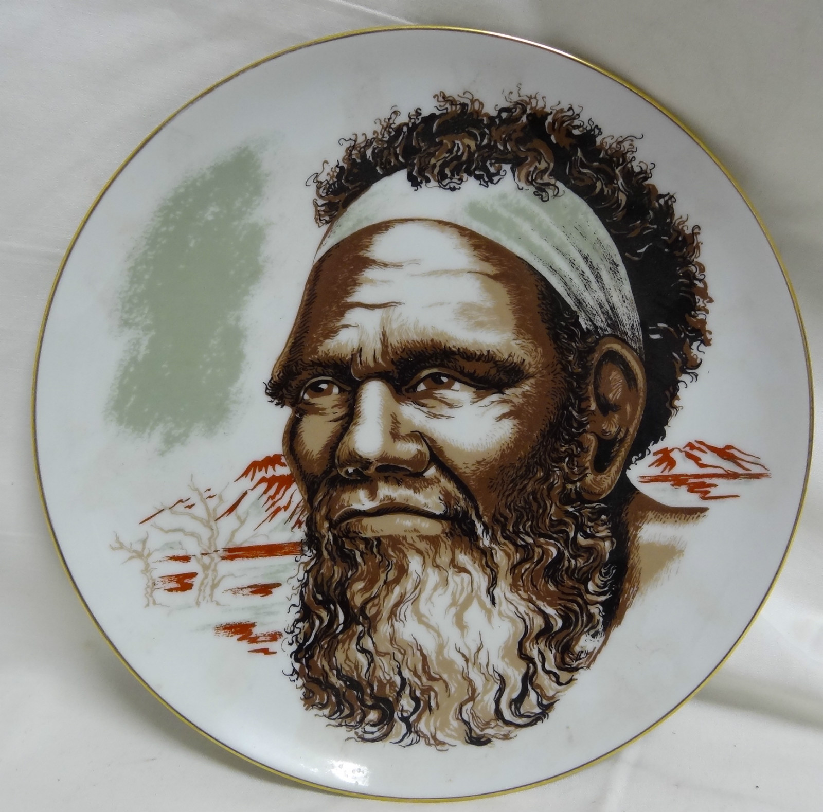 WESTMINSTER AUSTRALIA DECORATIVE PLATE - AUSTRALIAN ABORIGINAL - GREAT ...