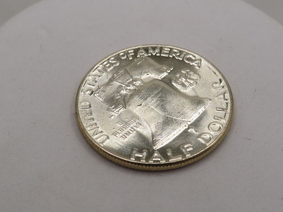 UNITED STATES 1954 BEN FRANKLIN SILVER HALF DOLLAR PROOF LIKE CONDITION ...