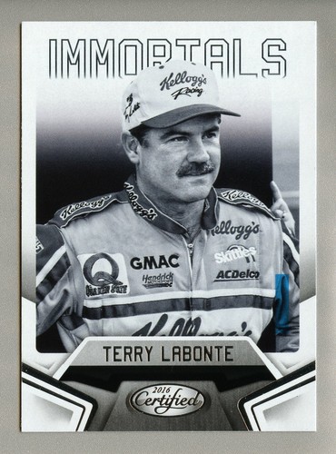 TERRY LABONTE - 2016 CERTIFIED RACING IMMORTALS BASE CARD# 83 | eBay