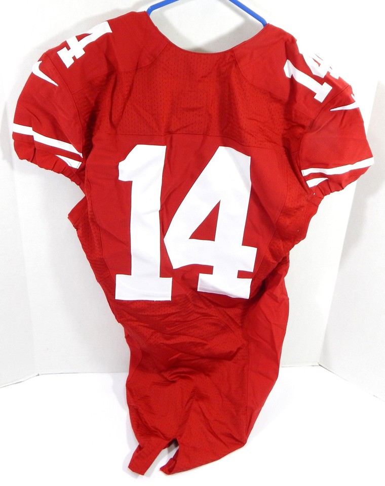 2014 San Francisco 49ers Kassim Osgood #14 Game Issued Red Jersey 40 ...
