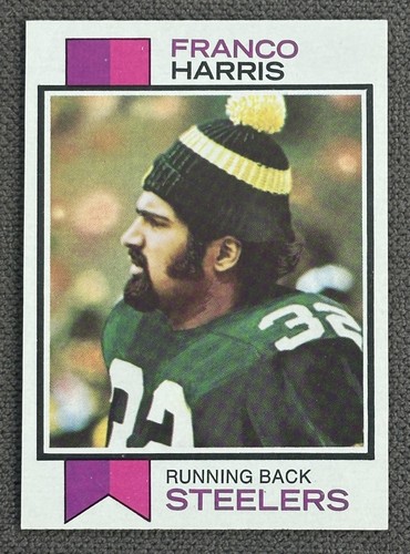 1973 Topps Franco Harris Pitt. Steelers ROOKIE Card #89 NM-MT Sharp ...