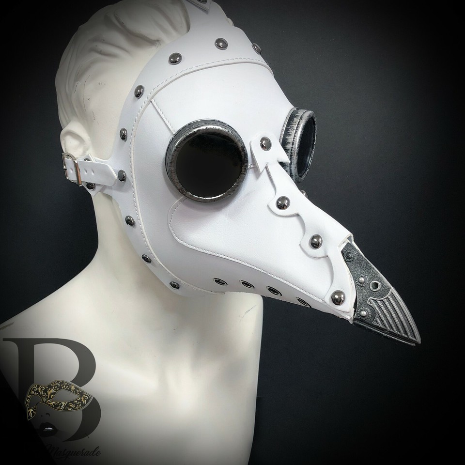 Plague Doctor Mask Long Nose Raven Bird Mask for Halloween Cosplay ...