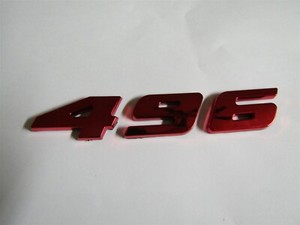 CHEVROLET 496 STROKER ENGINE ID FENDER HOOD SCOOP QUARTER EMBLEM RED ...