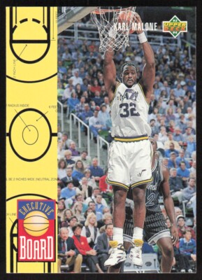 1993-94 Upper Deck Executive Board Karl Malone #422 Utah Jazz | eBay