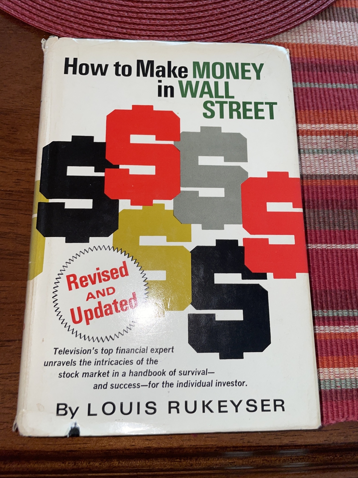 How To Make Money In Wall Street, by Louis Rukeyser, Vintage 1974 ...