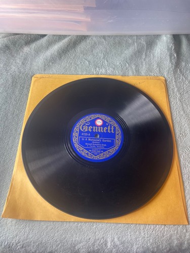 GENNETT Record 78 rpm 4725 IN A MONSATERY GARDEN / CAVALLERIA RUSTICANA ...