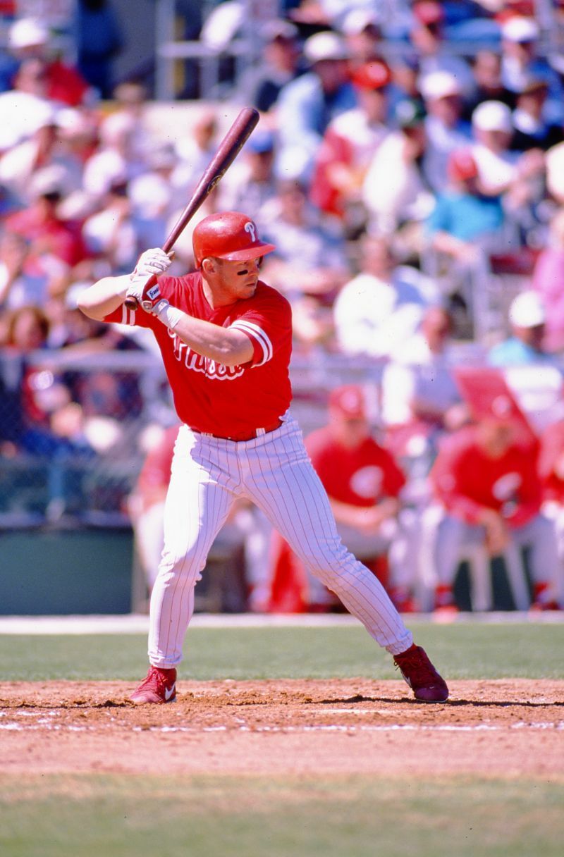 Lot of (12) 1998 Phillies GARY BENNETT Original 35mm Slide ...