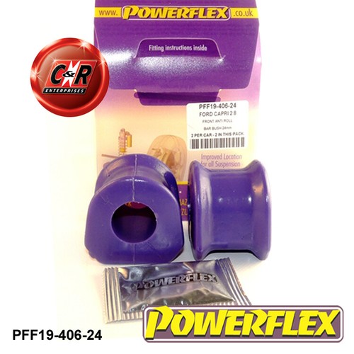 Powerflex Front Anti Roll Bar Mounts 24mm Fits Ford Capri (69-1986 ...