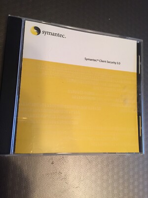 Symantec Client Security 3.0 Software | eBay