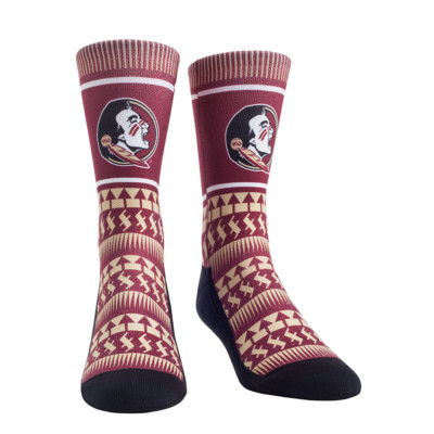 Rock Em Elite Florida State Seminoles Tribal Pattern NCAA Licensed Crew ...