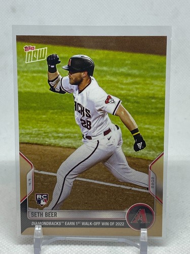 2022 Topps MLB NOW CARD #7 DIAMONDBACKS SETH BEER RC | eBay