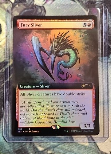 MTG Fury Sliver (#638) *Extended Art Foil* - NM - Secret Lair Bonus ...