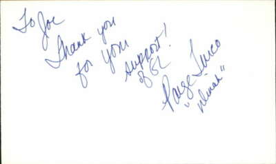 PAIGE TURCO TEENAGE MUTANT NINJA TURTLES Signed 3"x5" Index Card | eBay UK