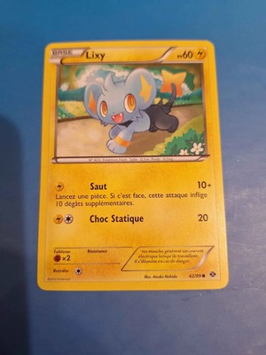 Shinx Lixy 42/99 Pokémon TCG French NM Non Holo Black White Next ...