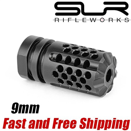 SLR Rifleworks 9mm Synergy Mini Comp/Compensator - 1/2x28 TPI ...