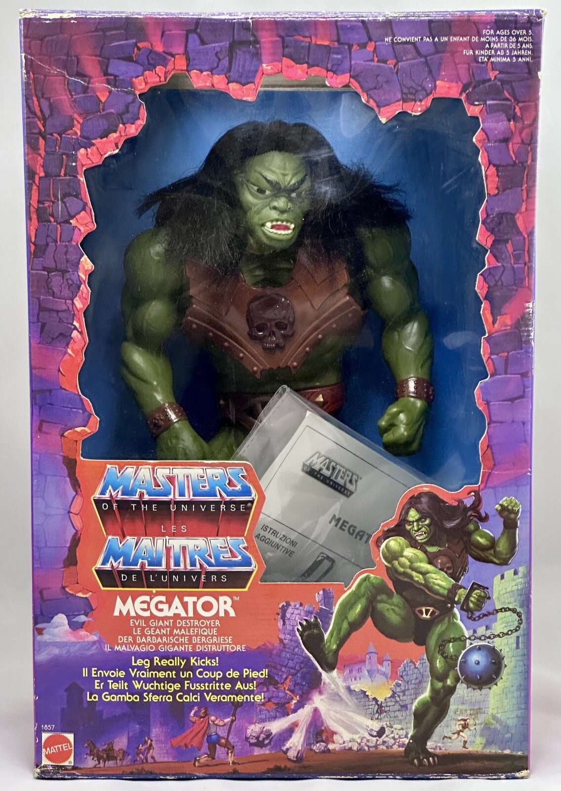 Megator Masters Of The Universe Motu Vintage 1986 Mattel Italy Rare | eBay