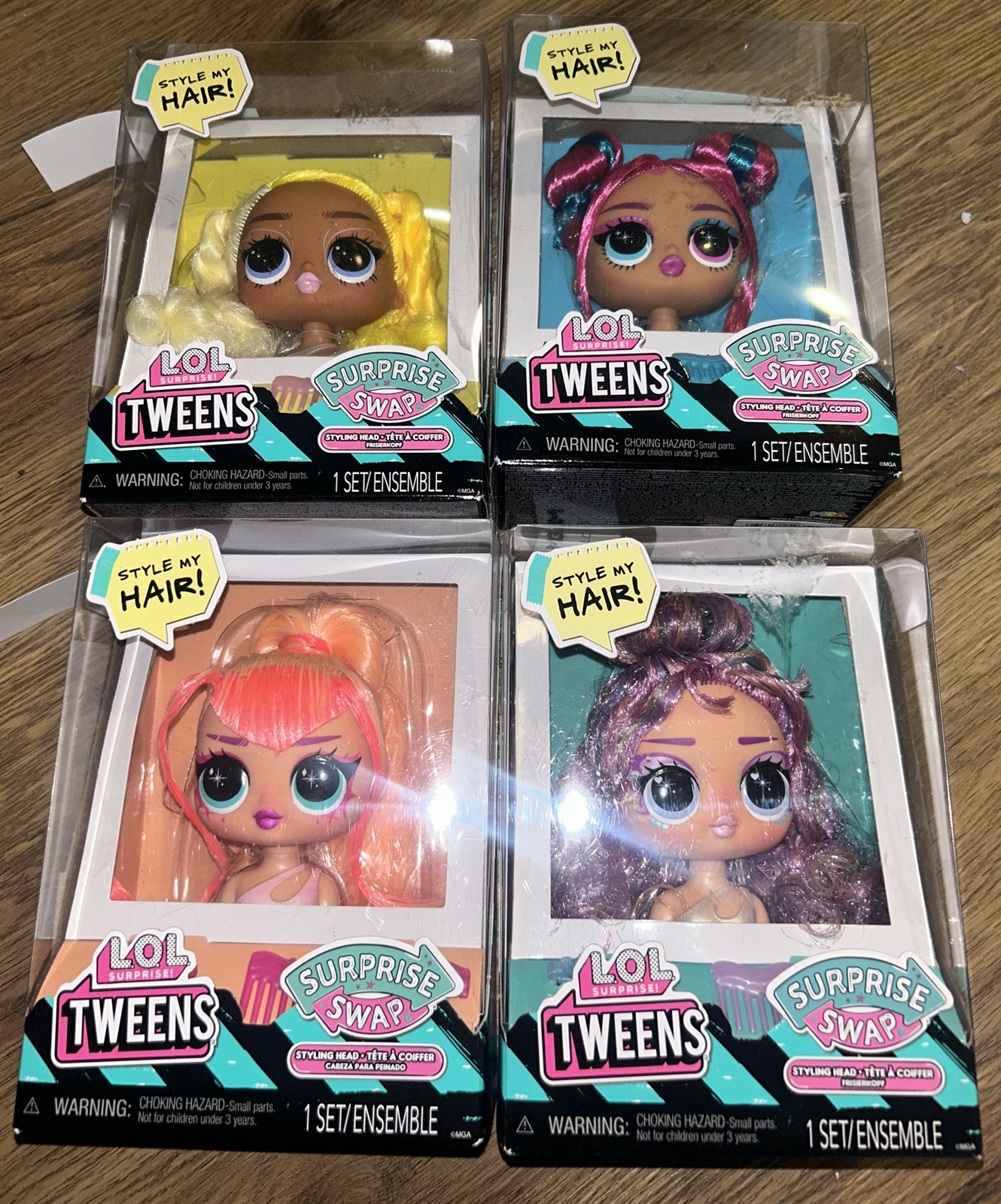 LOL Surprise Swap Tweens Styling Head Lot Of 4 New | eBay