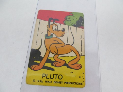 Vintage 1956 Disney Cartooning Cartoon Trading Card 13 Pluto | eBay